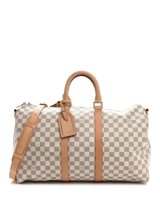 Louis Vuitton | Bags | Louis Vuitton Damier Azur Keepall 284322l7b ...